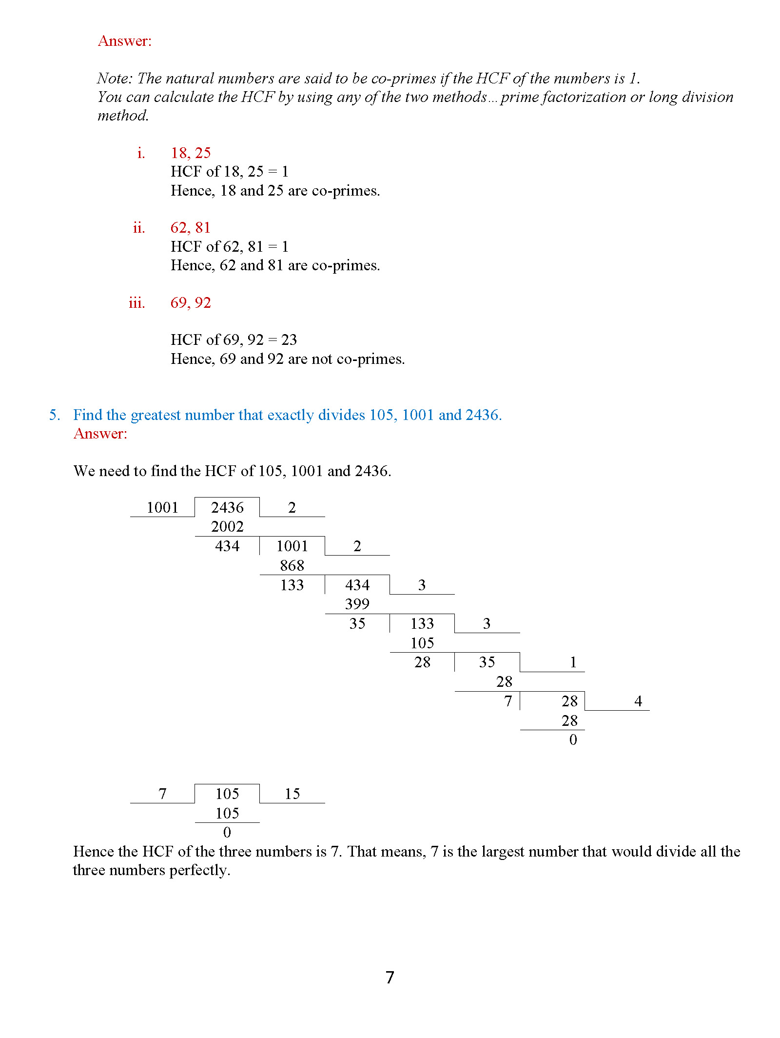 Class 8 Chapter 4 – Factors & Multiples – Exercise 4B Page 7 – ICSE ...
