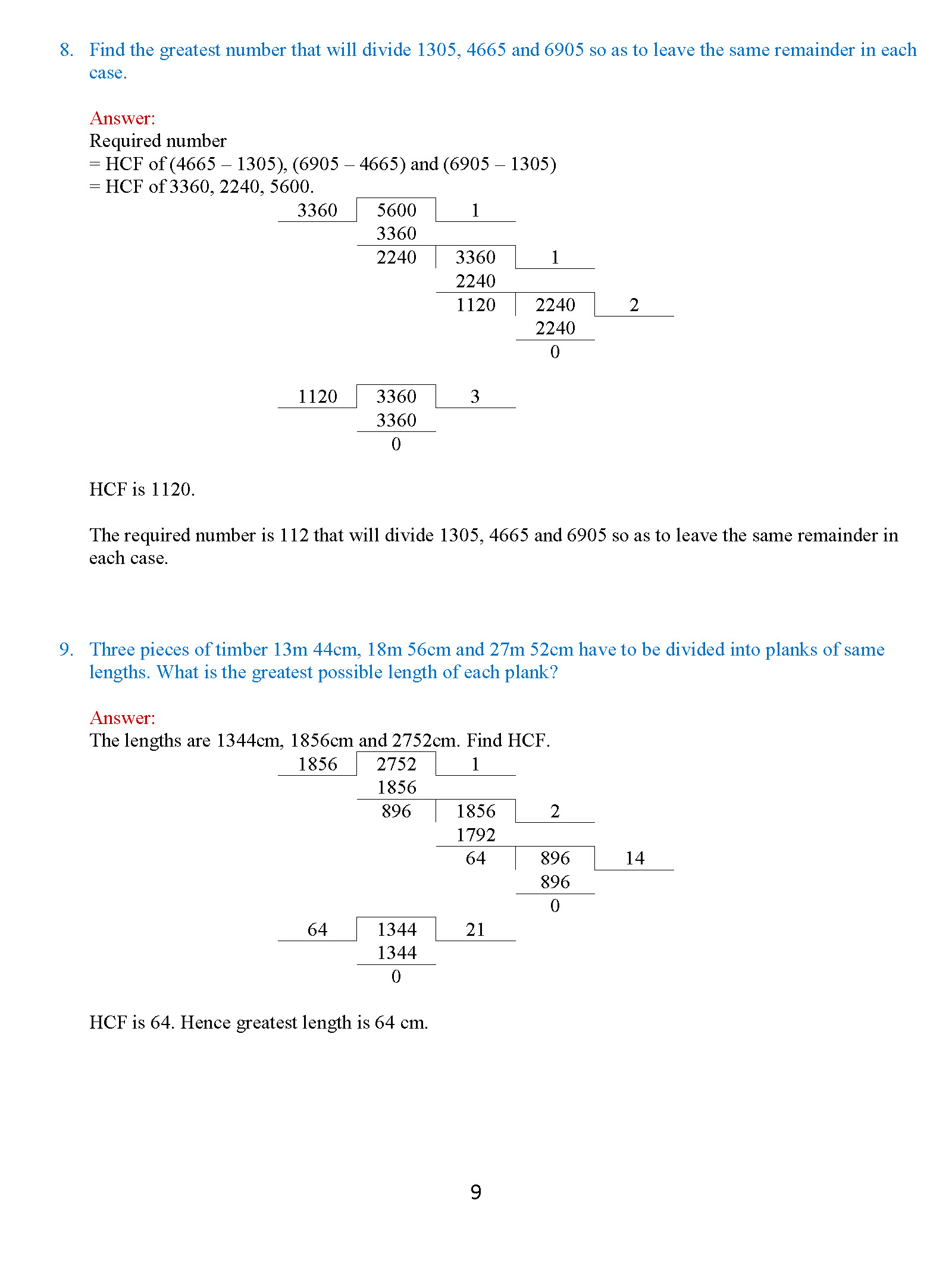 Class 8 Chapter 4 – Factors & Multiples – Exercise 4B Page 9 – ICSE ...