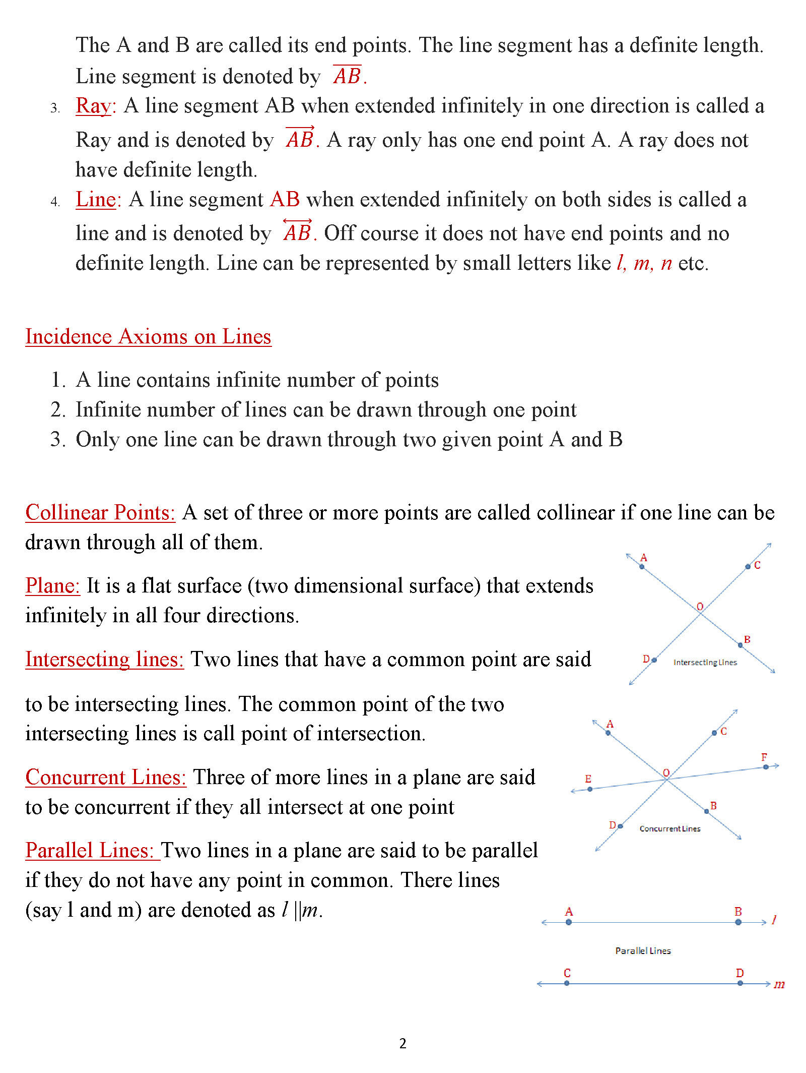 Class 8 Chapter 8 – Lines and Angles (Lecture Notes) – Part 1 Page 2 ...
